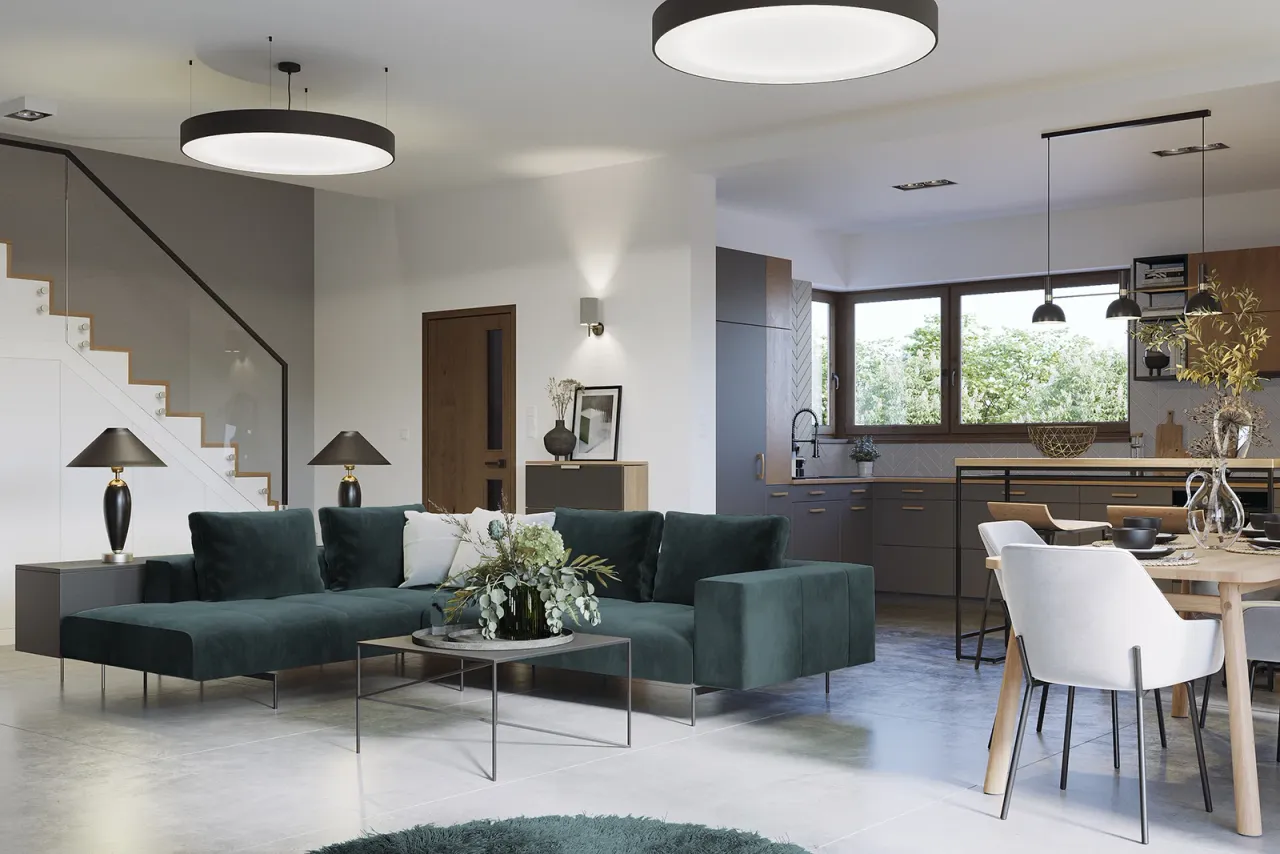 Gotowy projekt E-227 118.8 m² | Planz.pl